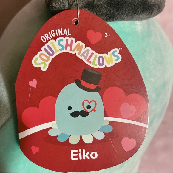 Squishmallows | Toys | Squishmallows Eiko The Octopus 223 Valentines Day Edition Plush | Poshmark